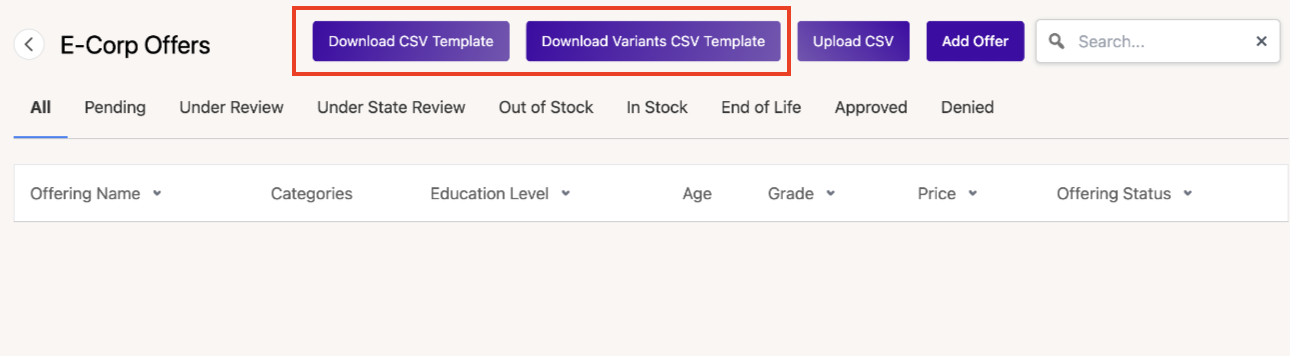 How Do I Utilize the CSV and Variant CSV Templates? – Odyssey