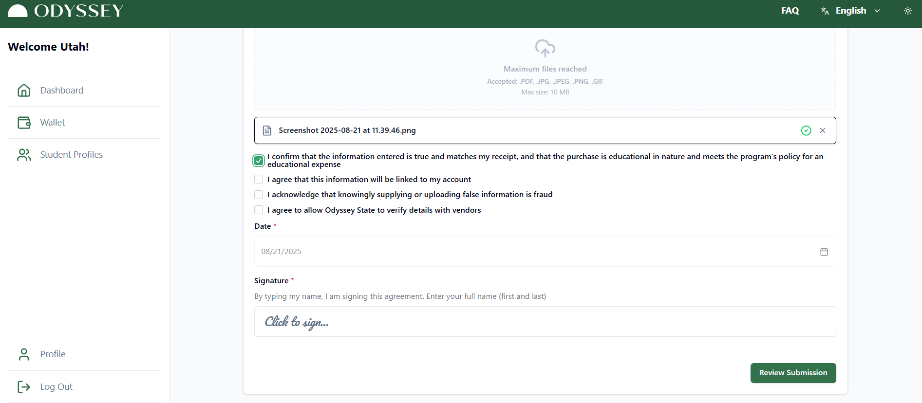 How to Add Your Bank Account and Submit a Reimbursement Request – Odyssey