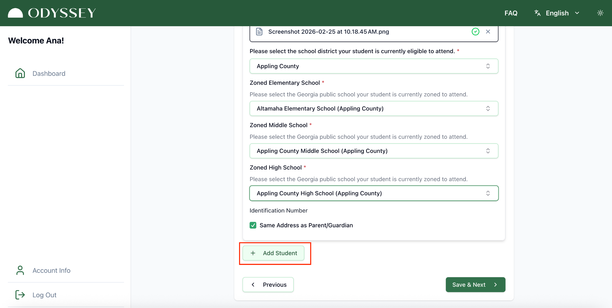 Georgia Promise Application Walkthrough – Odyssey