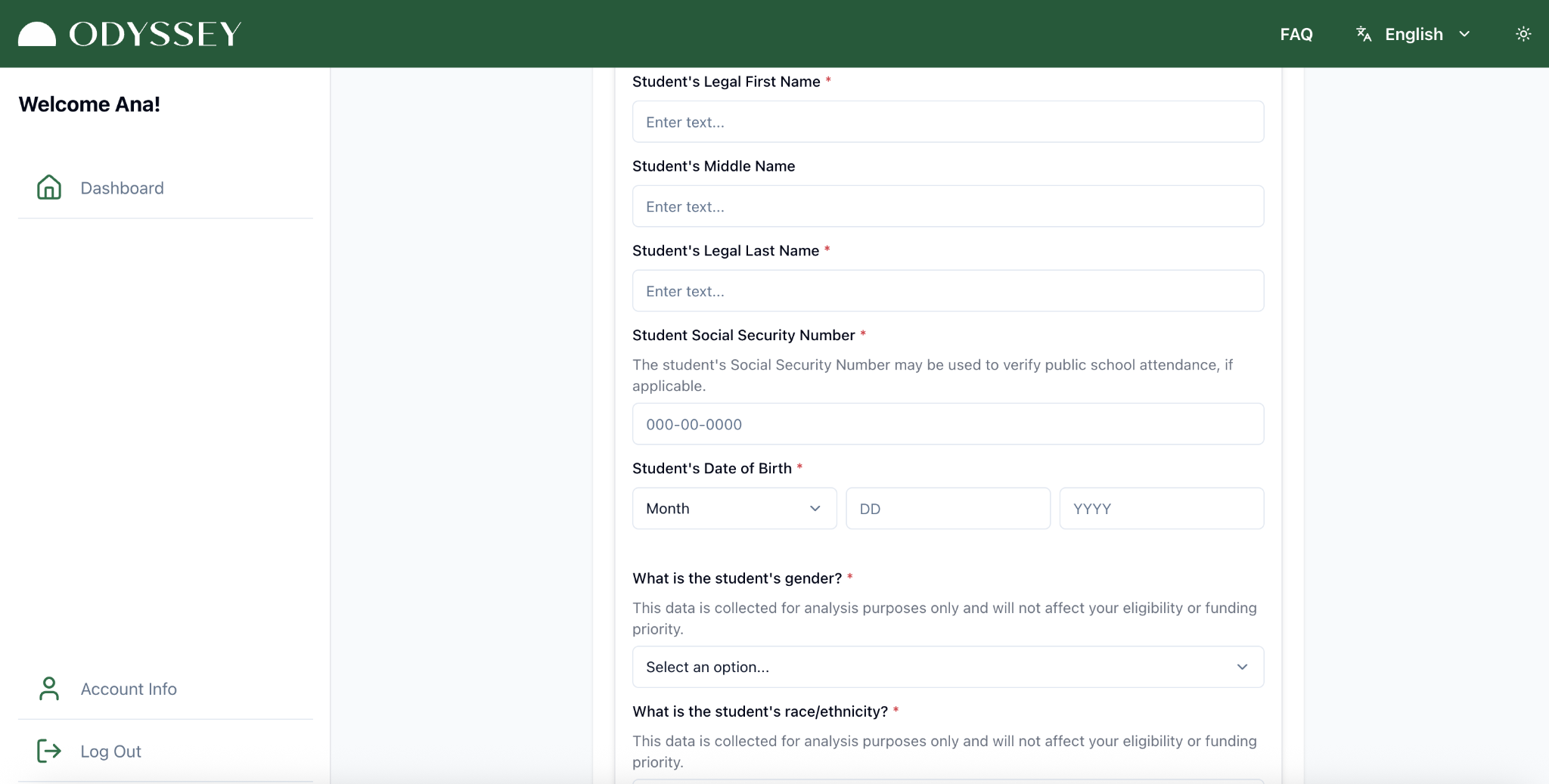 Georgia Promise Application Walkthrough – Odyssey