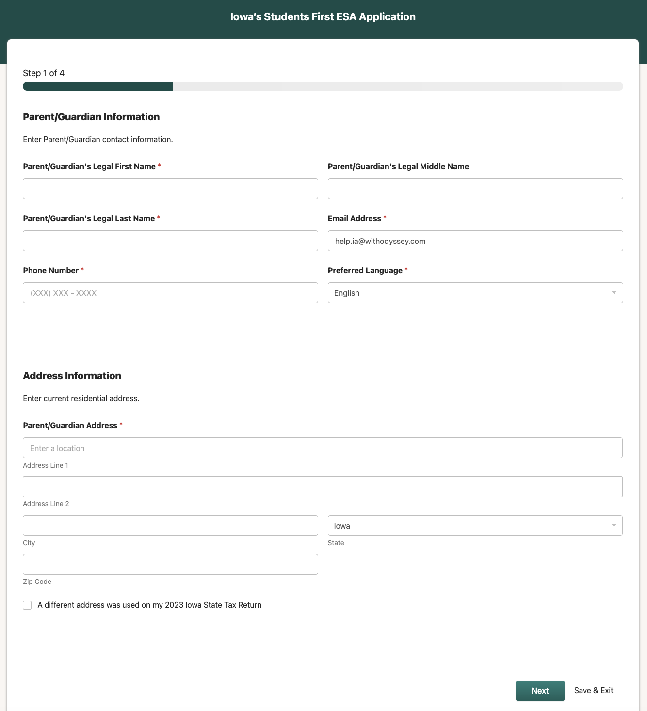 How to Apply for the Iowa Students First ESA – Odyssey